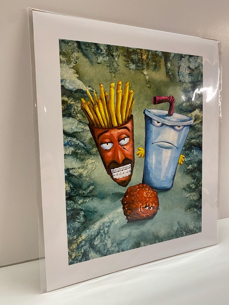 Aqua Teen Hunger Force Art Print Etsy