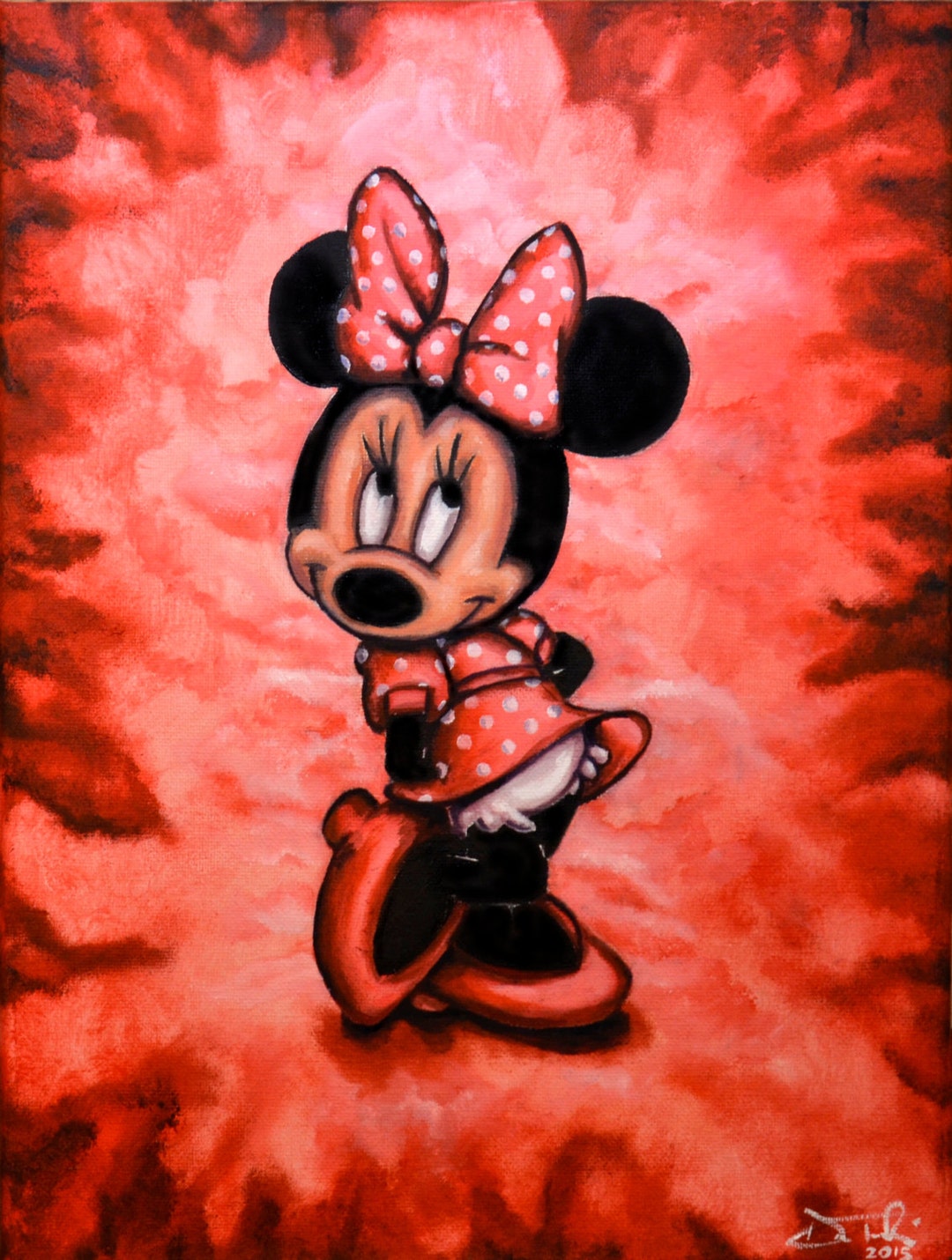 Minnie Mouse ART PRINT - Etsy