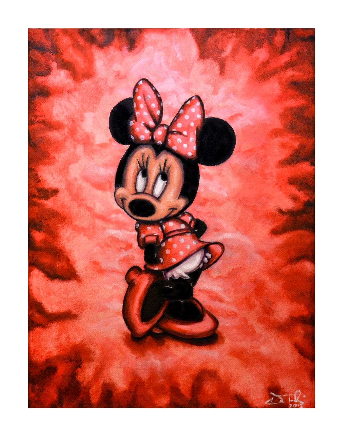Minnie Mouse ART PRINT - Etsy