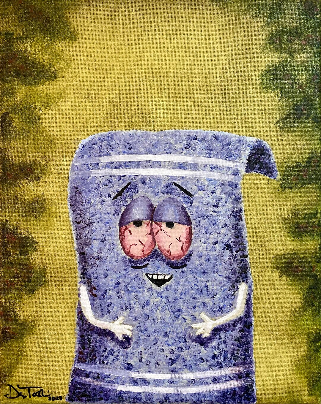 Towelie ORIGINAL PAINTING - Etsy