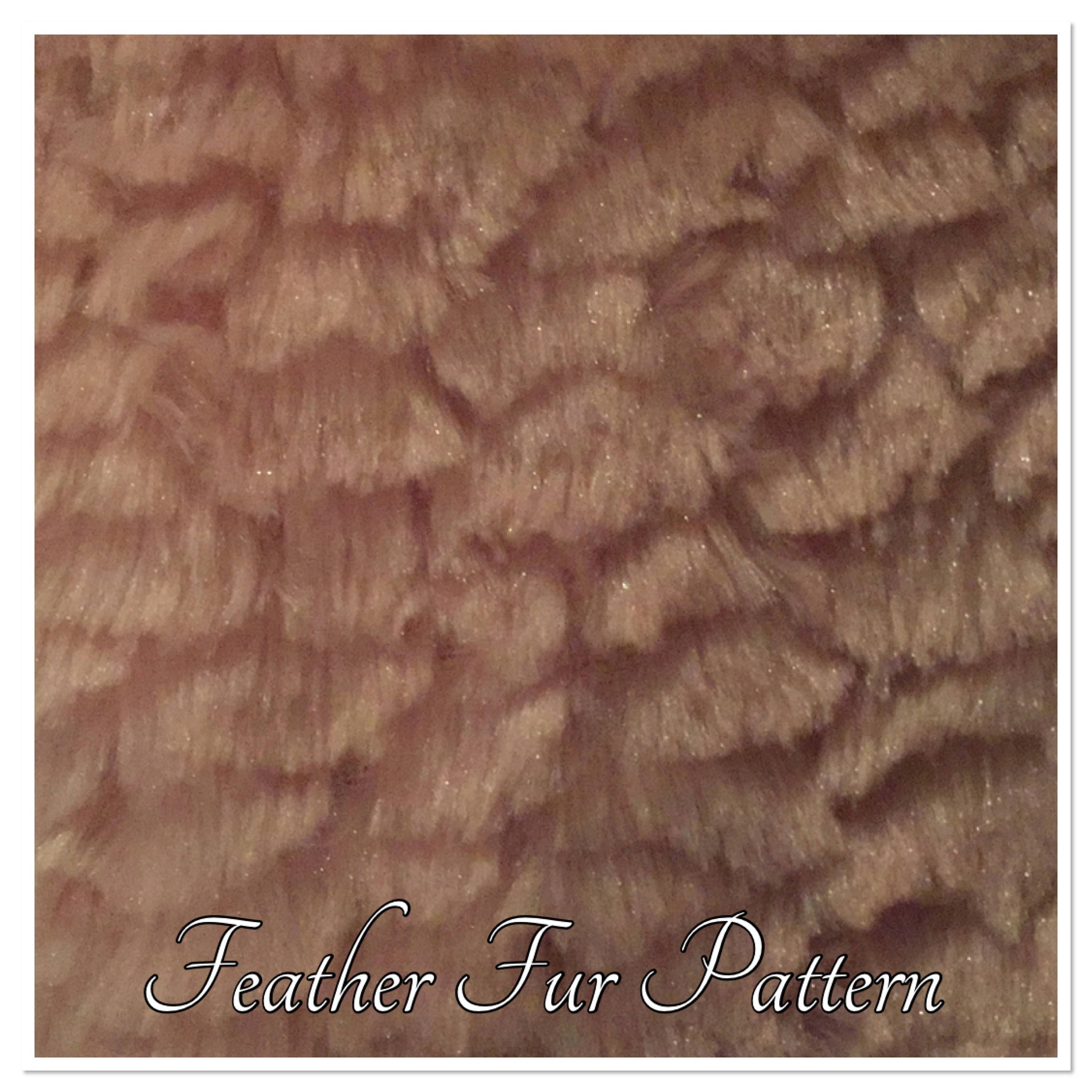 Child's Faux Fur Cape in a Feather Pattern - Etsy