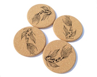 Fish Coasters | Etsy