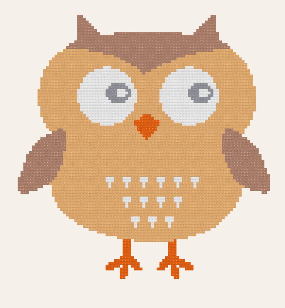 Cute Owl Set Cross Stitch Pattern, Cute Children's Cross Stitch Pattern ...