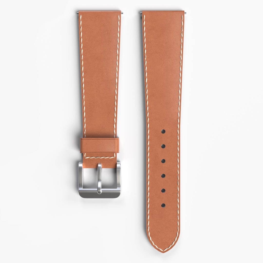 Natural Horween Shell Cordovan Leather Watch Strap - Handmade in USA - Etsy