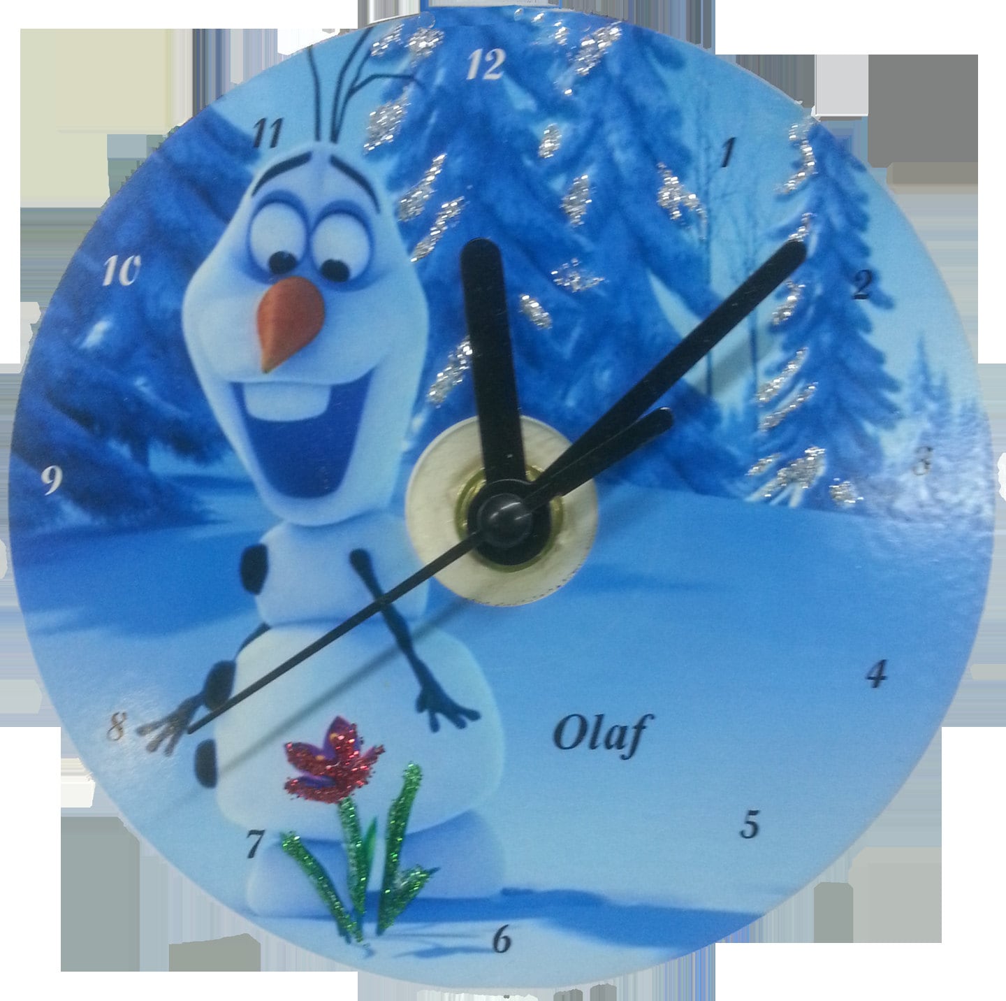 CD Clock Frozen Olaf FREE SHIPPING | Etsy
