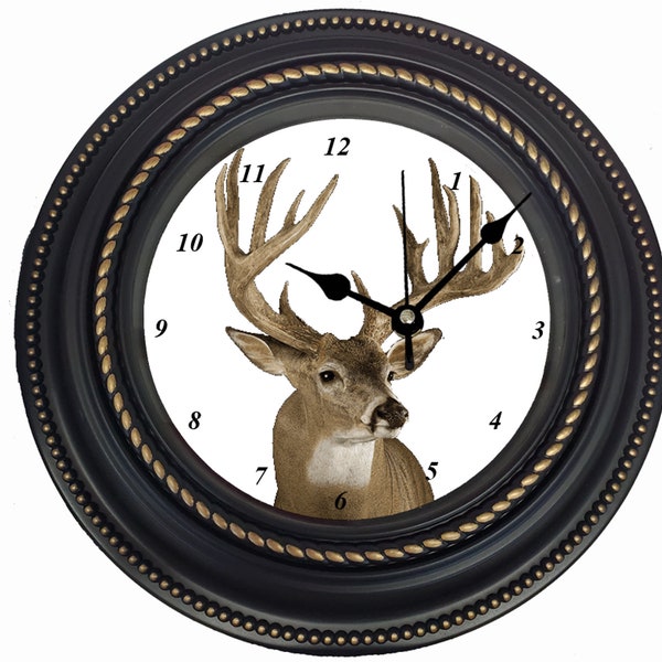 Deer Clock - Etsy