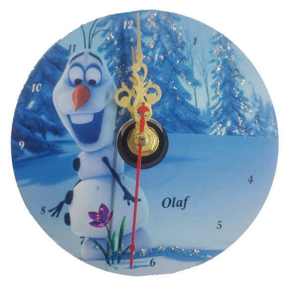 CD Clock Frozen Olaf FREE SHIPPING | Etsy