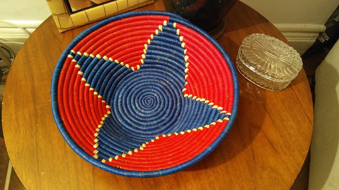 Handmade Uganda Basket, Large Storage African Basket Mothers Day Gift ...