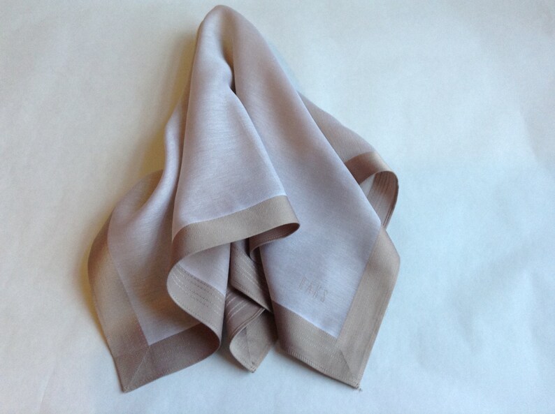 Daks Pocket Square Handkerchief Cotton Coffee Brown British Heritage ...