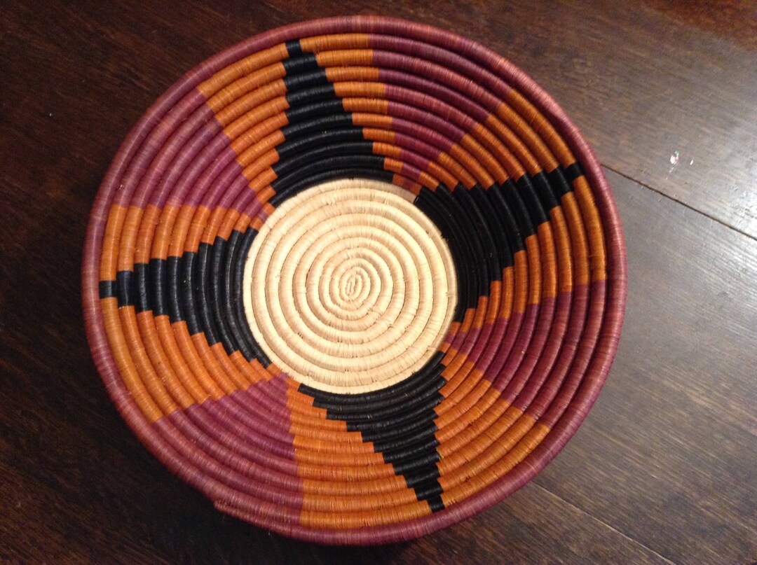Hand Made Basket Large Coiled African Basket - Etsy