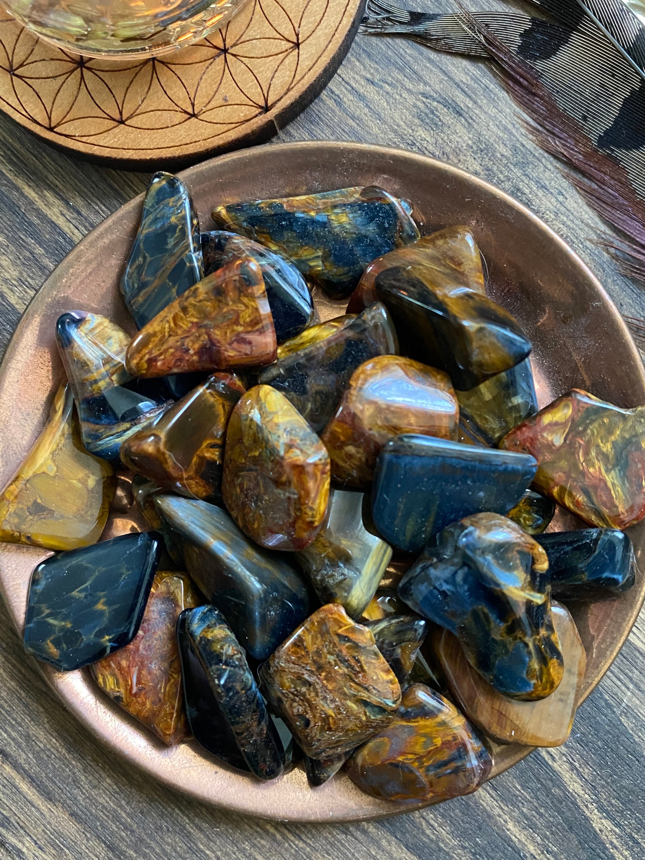 Extra Small Pietersite Pebbles // Tumbled Pietersite Namibia | Etsy