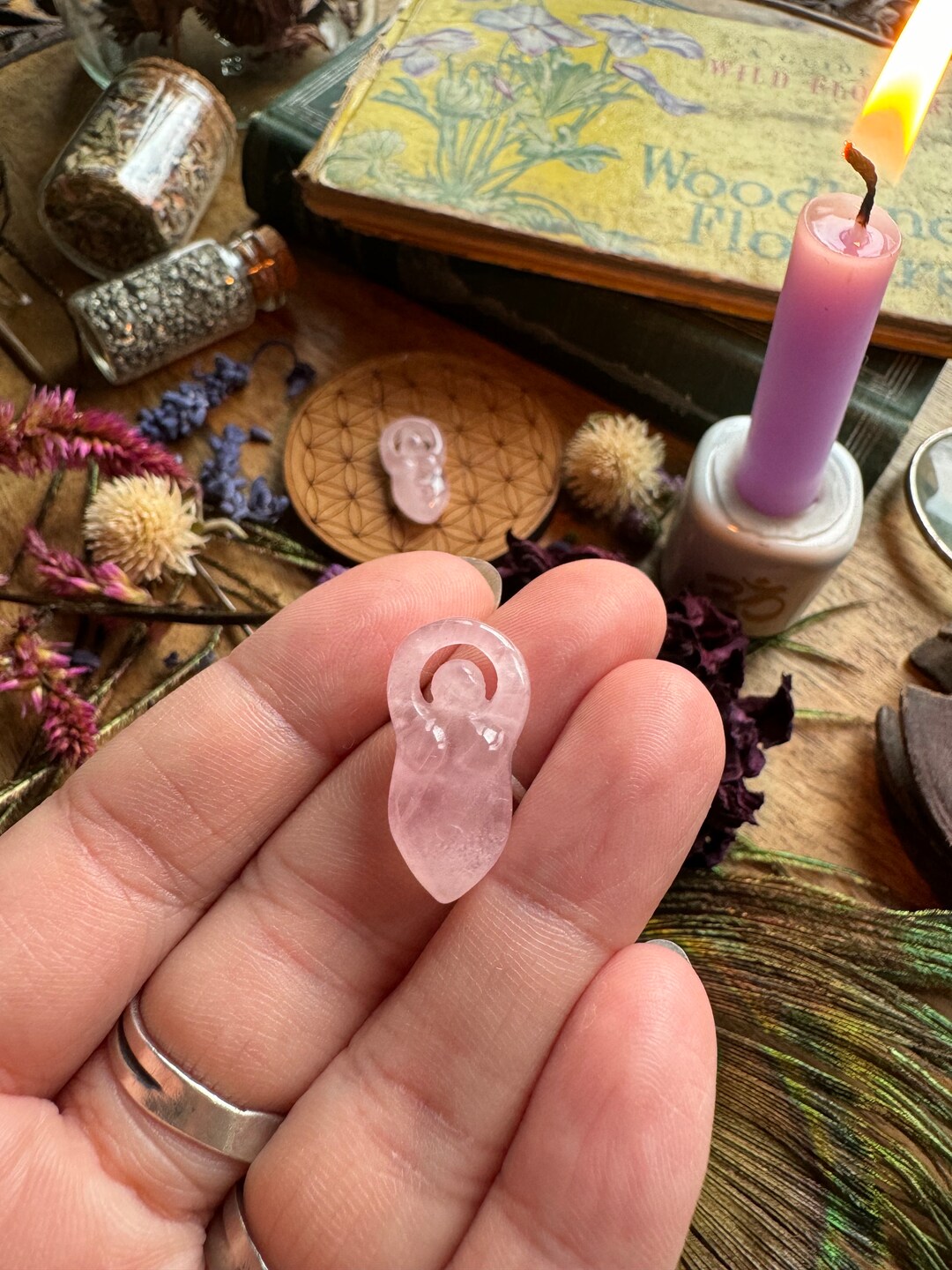 Crystal Goddess Miniature Totem Tiny Goddess Crystal Reiki Infused ...