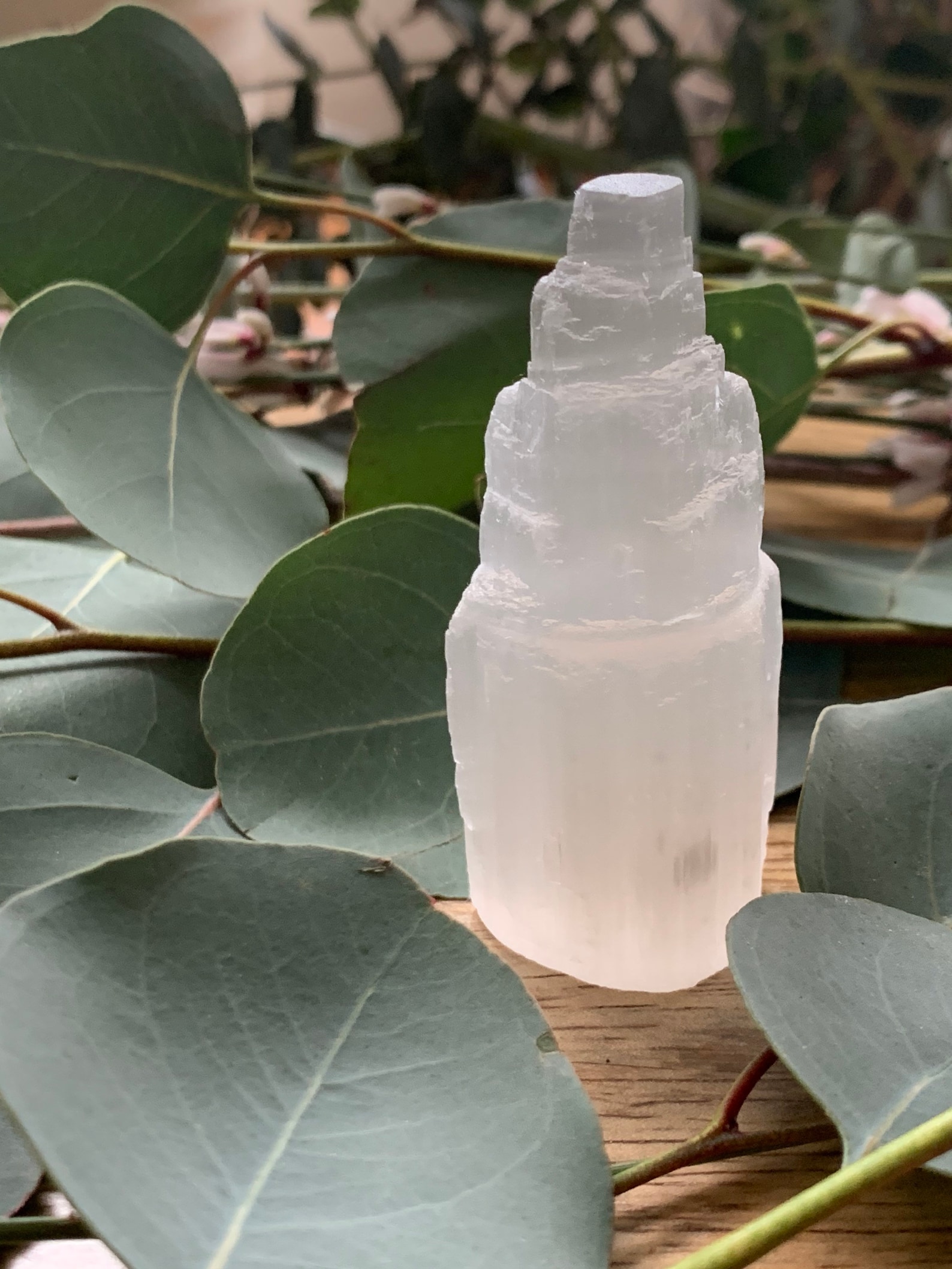 Mini Selenite Tower 2-3" » Selenite Chakra Cleansing 2 Inch Standing ...