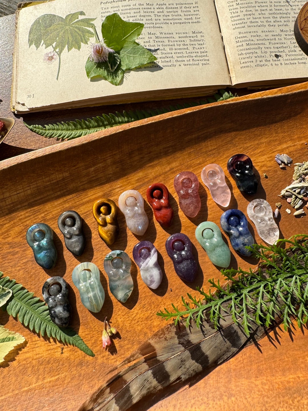 Crystal Goddess Miniature Totem » Tiny Goddess Crystal » 1” Reiki ...