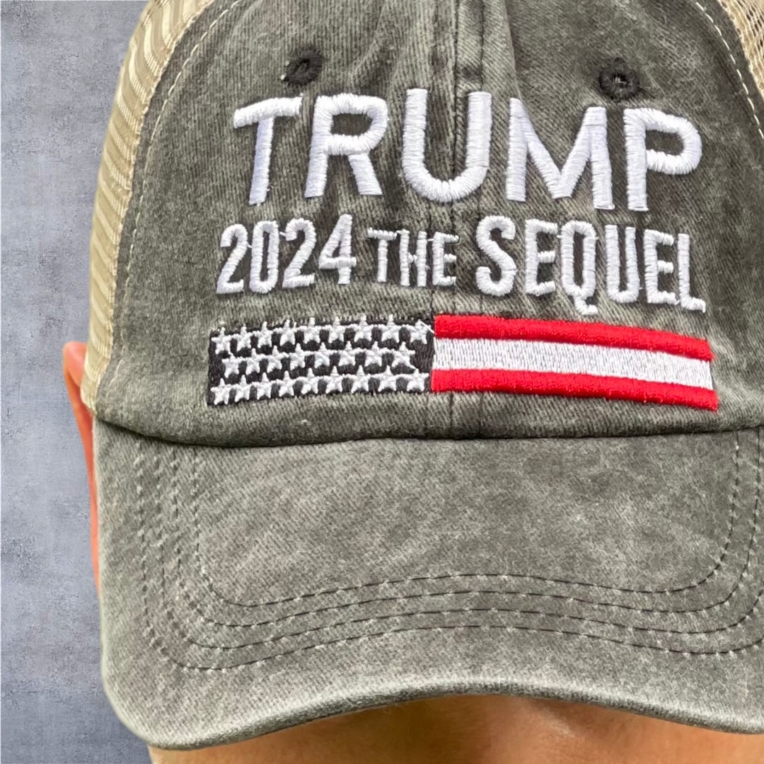 Trump the Sequel Baseball Trucker Hat, Trump MAGA Cap - Etsy