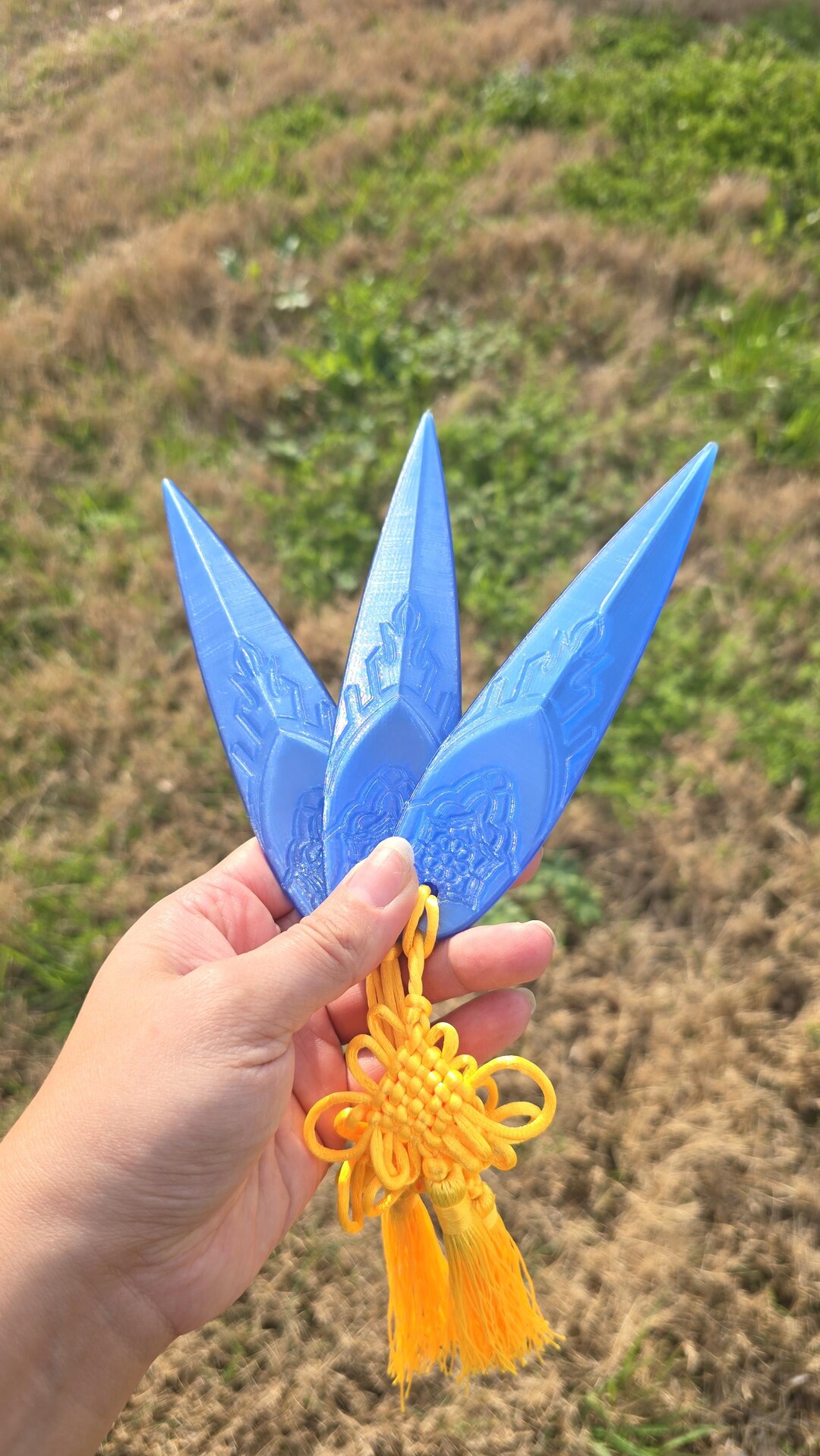 6" KPOP Shin-kal Zoey Dagger 3D Printed Translucent Blue (3 Pc.) - Etsy