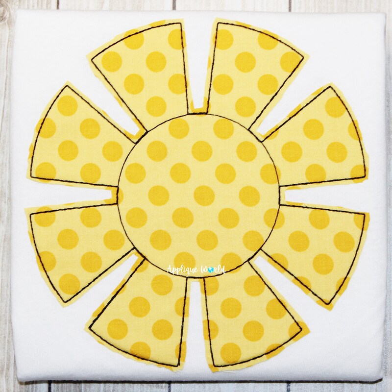 Sun Applique - Etsy