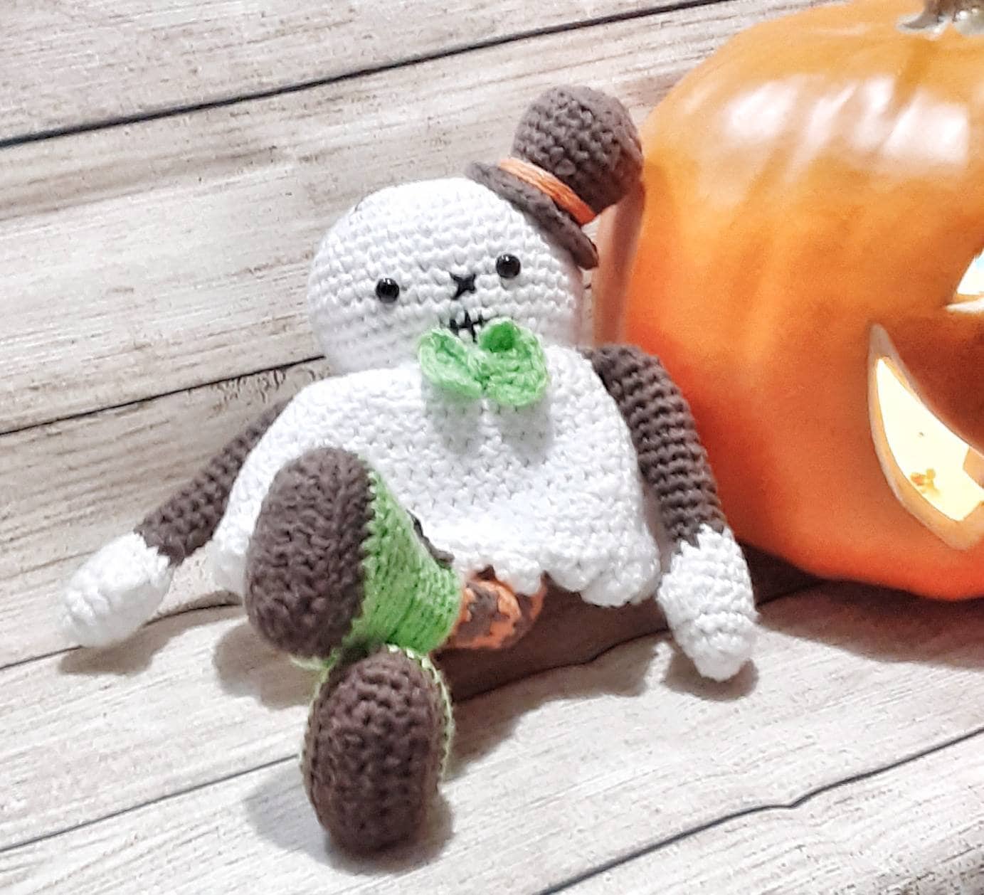 Ghost Boo Crochet Amigurumi Stuffed Animals Plushies Monster - Etsy