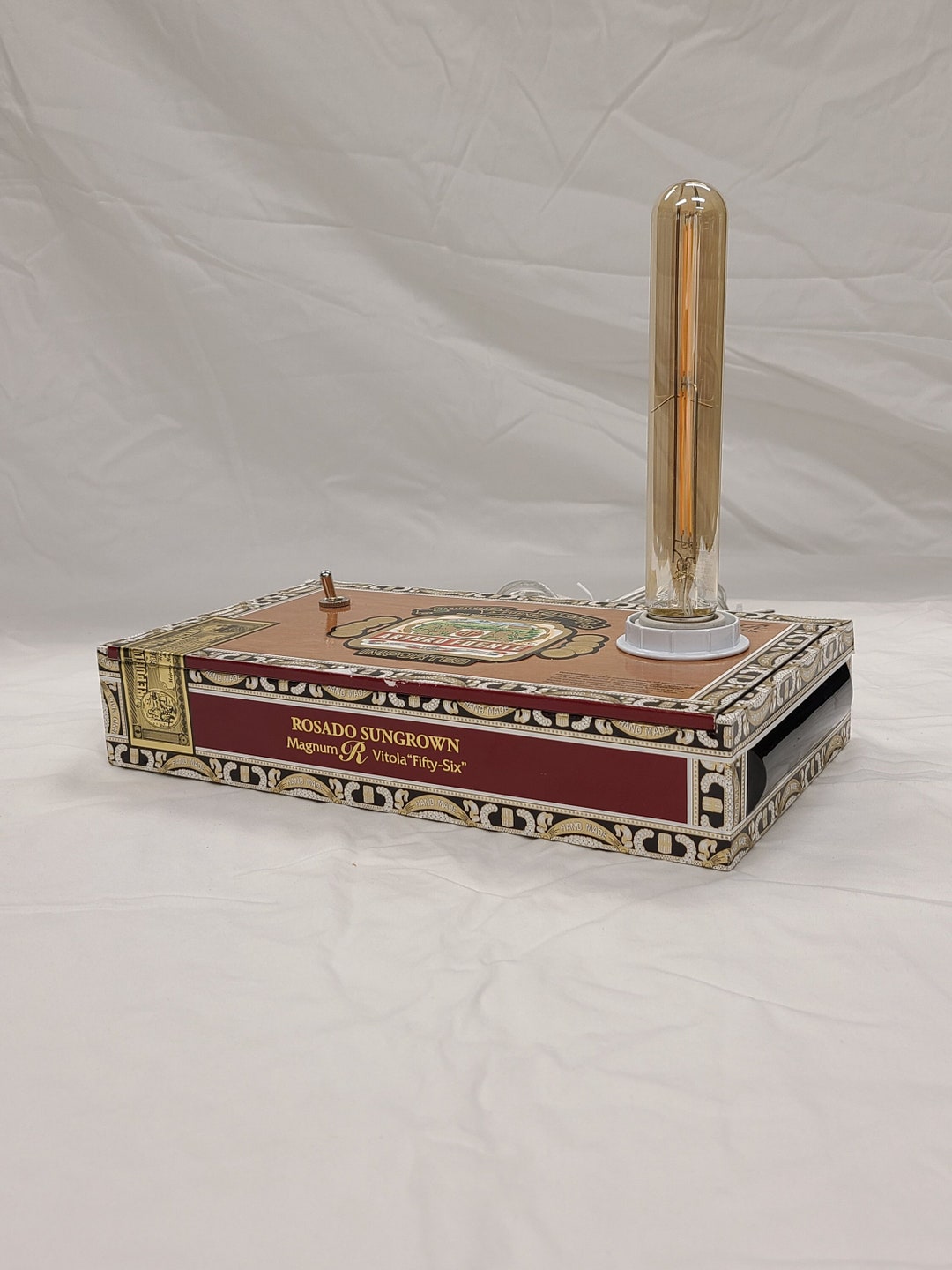 Cigar Box Lamp, Handmade, One-of-a-kind, Unique - Etsy