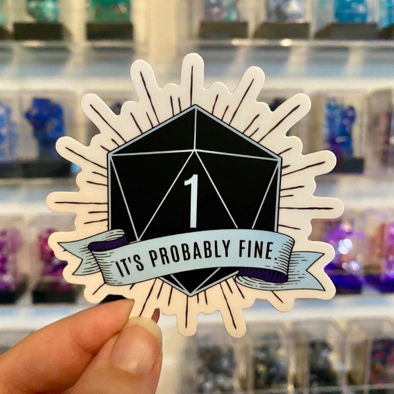 Nat 1 Dnd Sticker - Etsy