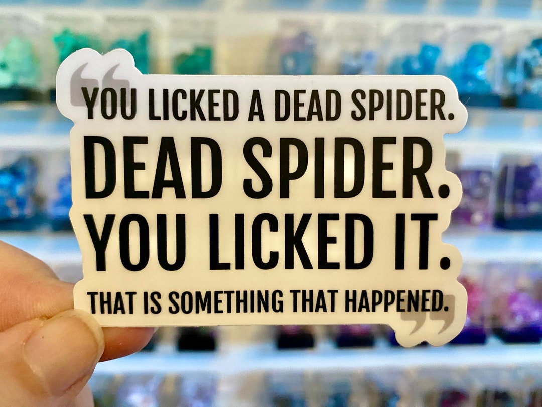 Dead Spider - Gale of Waterdeep Quote - Funny Baldur's Gate 3 Sticker ...