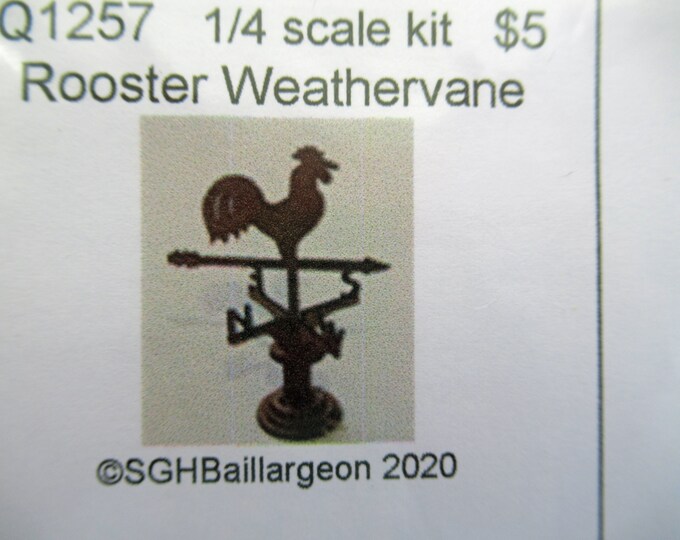 1:48th Scale Weather Vane Kit - Etsy
