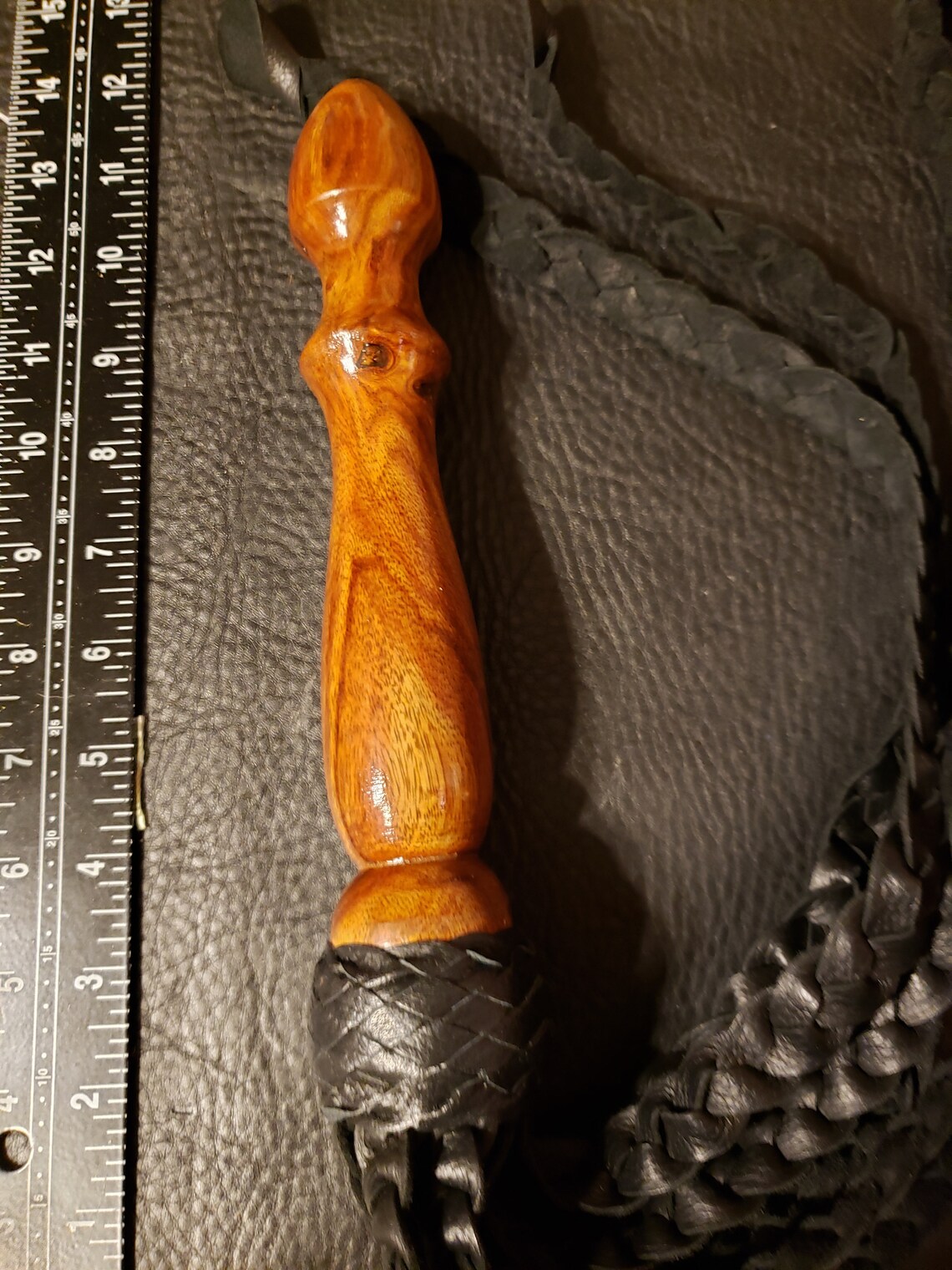 Wooden Handle Cat O Nine Tails Flogger - Etsy