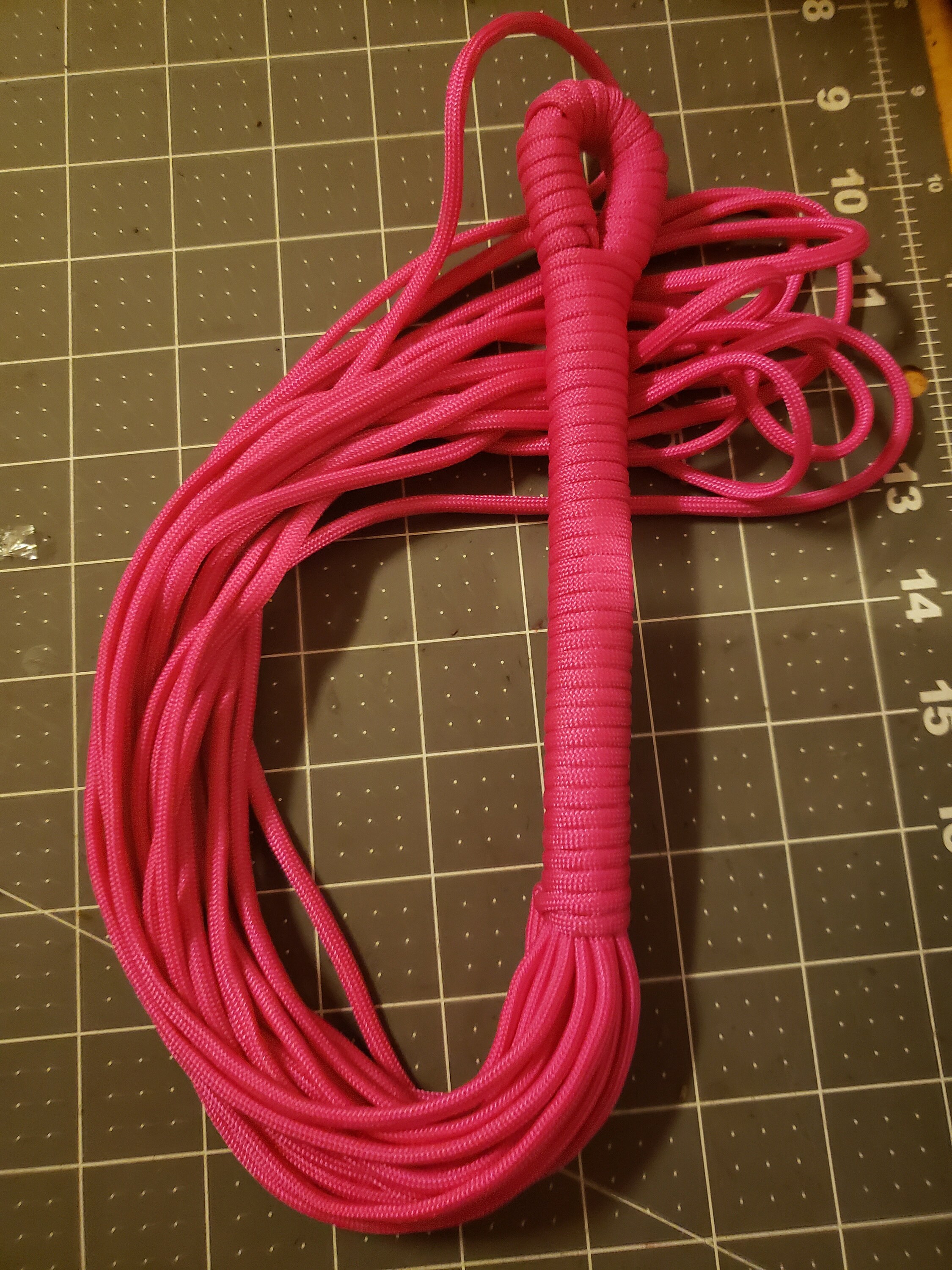 Hot Pink Paracord Flogger - Etsy
