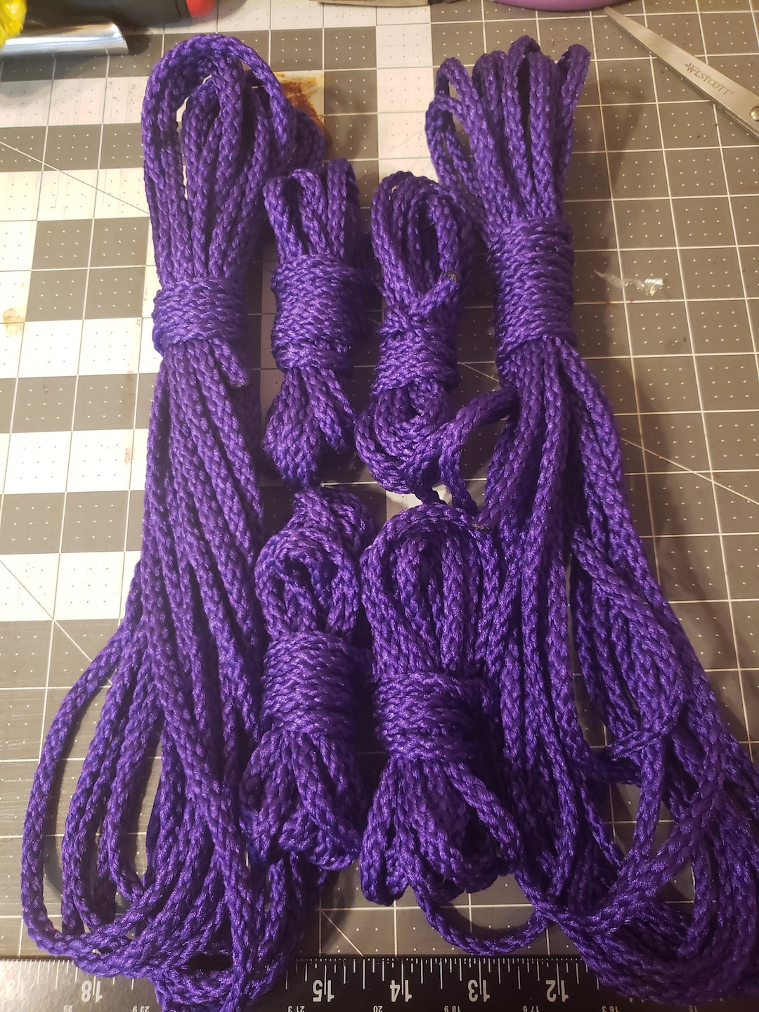 100 Ft Set 6mm Purple Bondage Shibari Rope - Etsy