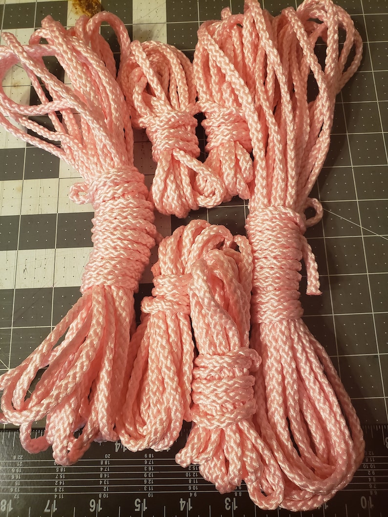 100 Ft Set 6mm Pink Bondage Shibari Rope - Etsy