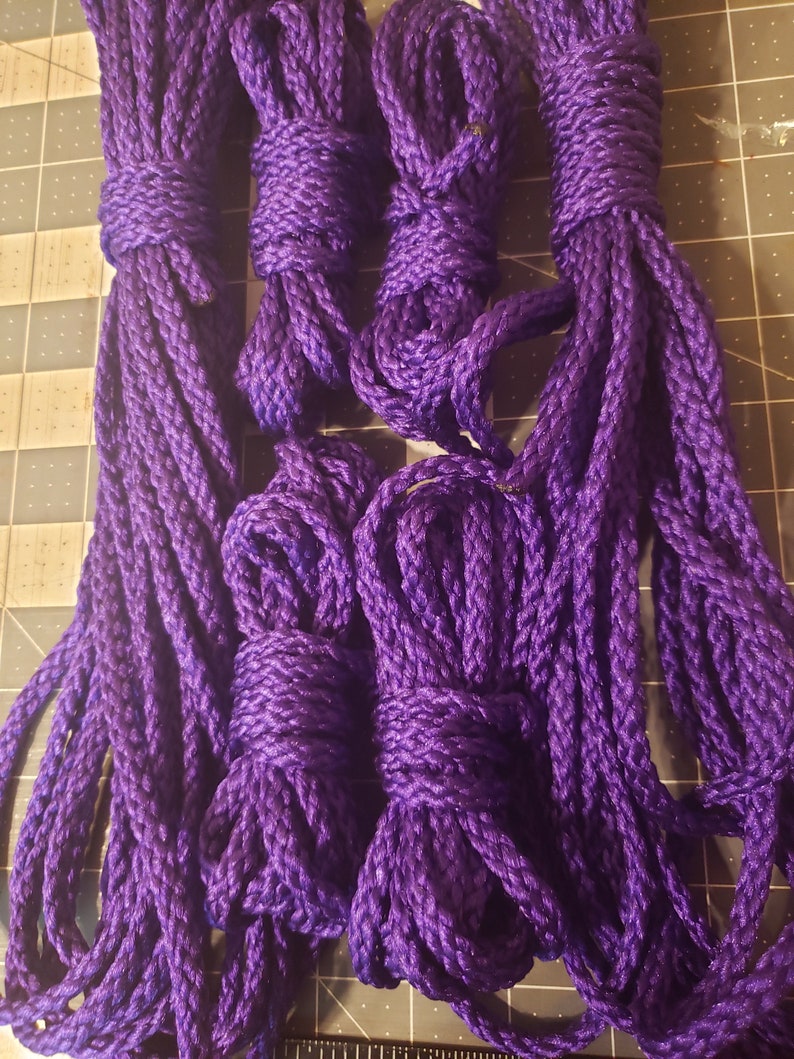 100 Ft Set 6mm Purple Bondage Shibari Rope - Etsy UK