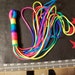 Blacklight Reflective Rainbow Paracord Flogger - Etsy