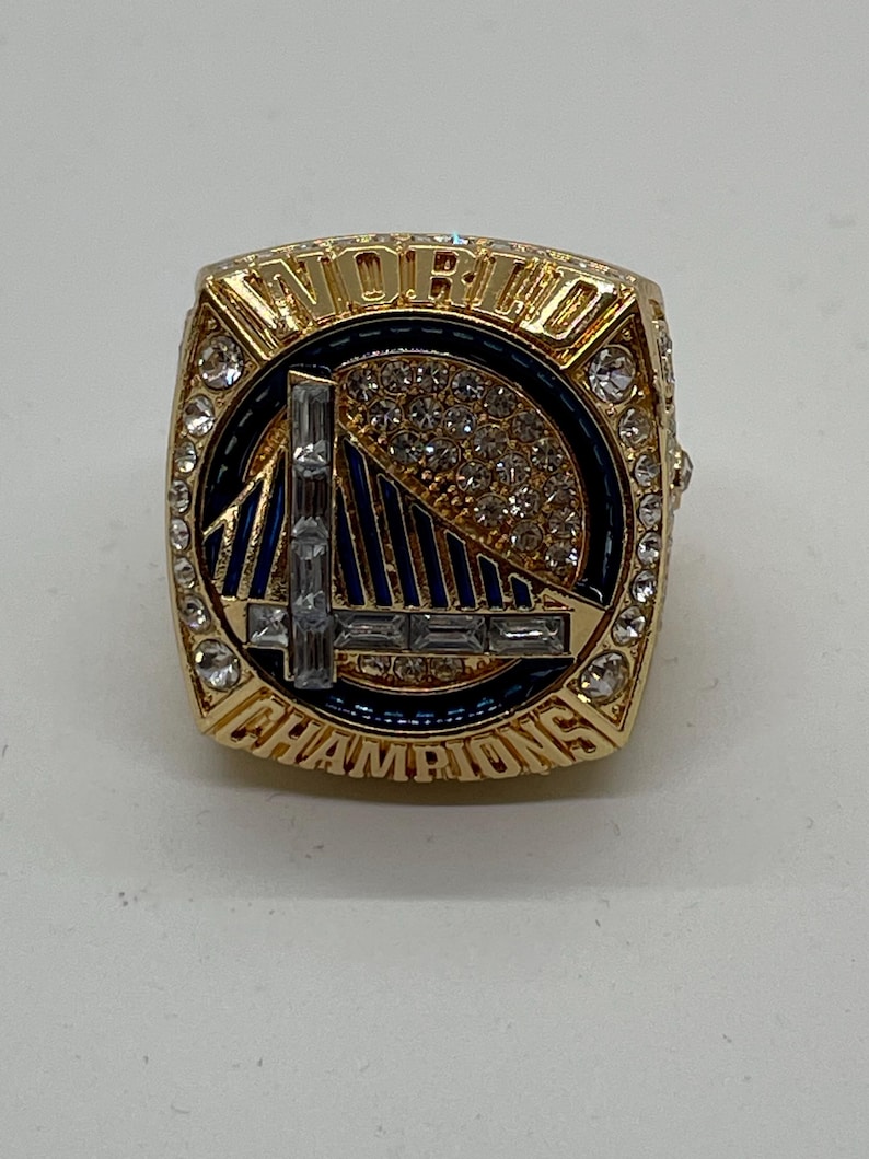 Golden State Warriors Replica NBA 2022 Championship Ring Trophy ...