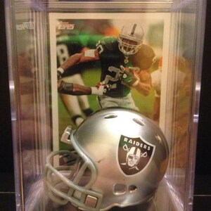 L.A. Raiders Bo Jackson 34 Mini Helmet Shadowbox W/ Card - Etsy