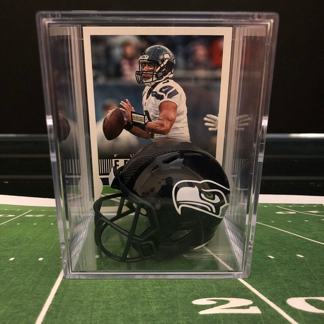 Seattle Seahawks NFL Players Mini Helmet Shadowbox W/ Card - Etsy