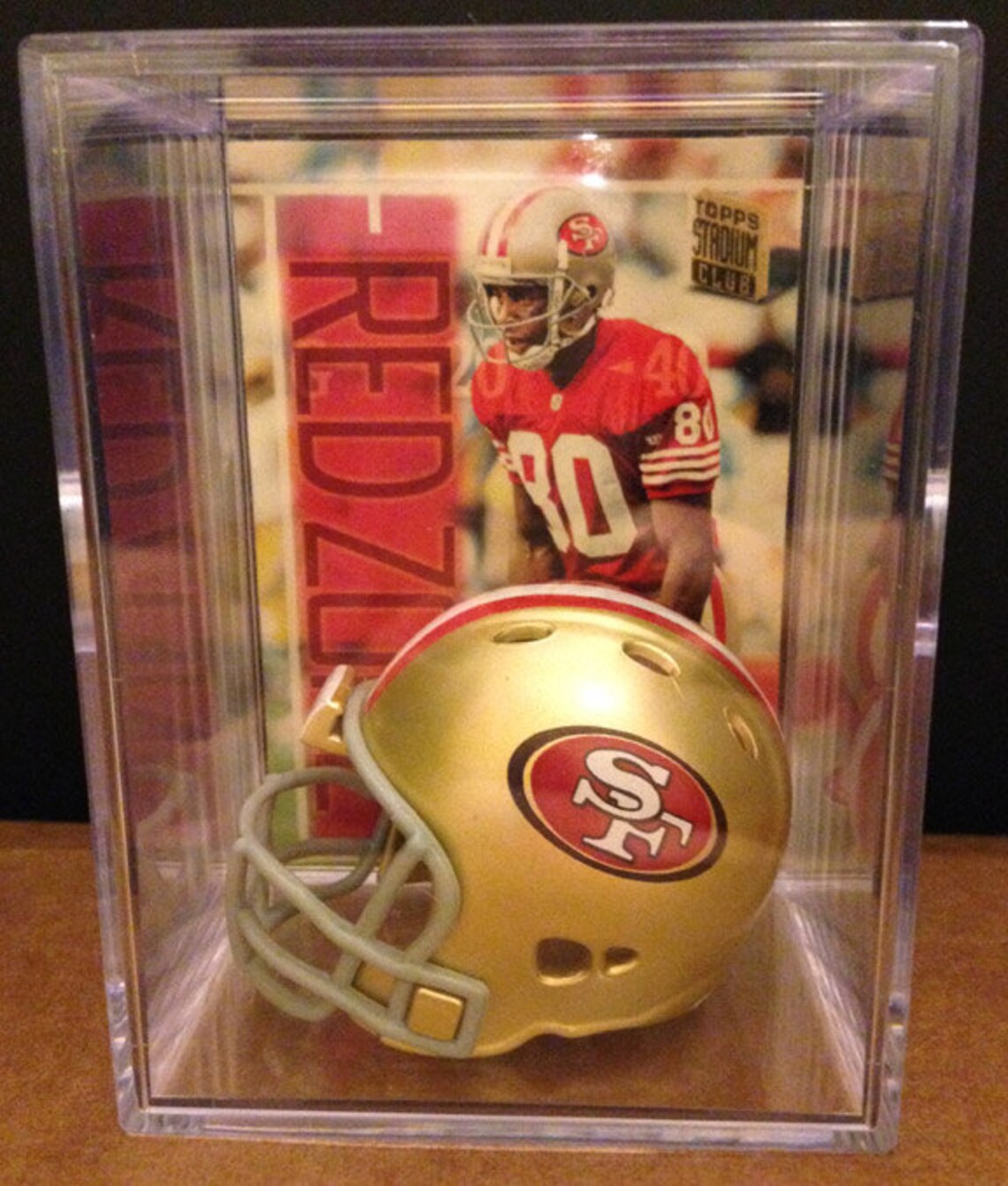 San Francisco 49ers Jerry Rice 80 Mini Helmet Shadowbox W/ - Etsy