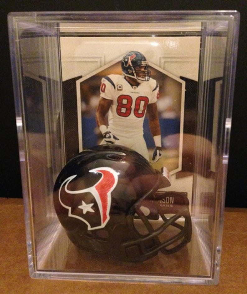 Houston Texans NFL Players Mini Helmet Shadowbox W/ Card - Etsy