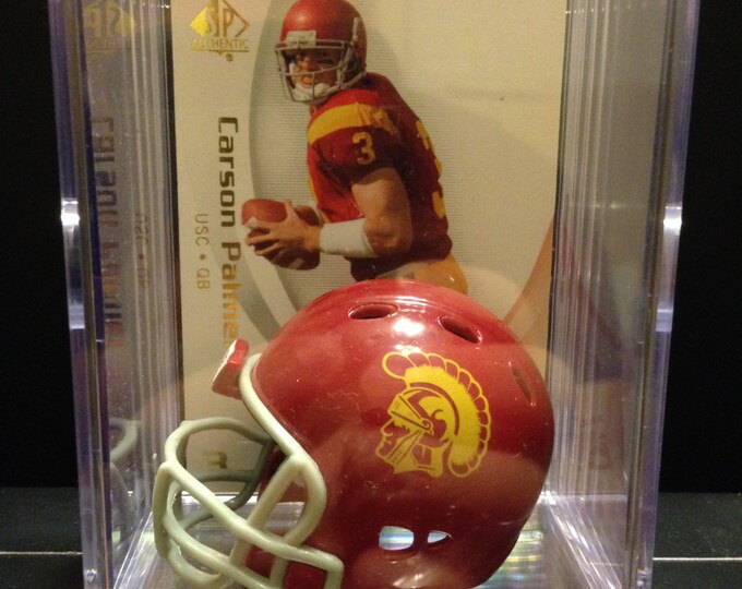 USC Southern Cal TROJANS NCAA Players Mini Helmet Shadowbox W/ Card - Etsy