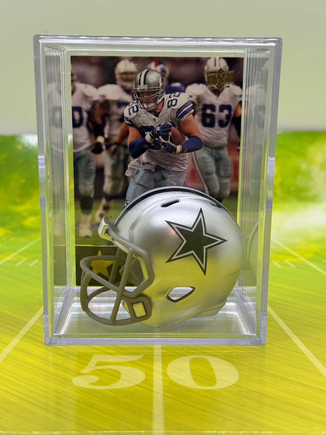 Dallas Cowboys Jason Witten Mini Helmet Shadowbox W/ Card - Etsy