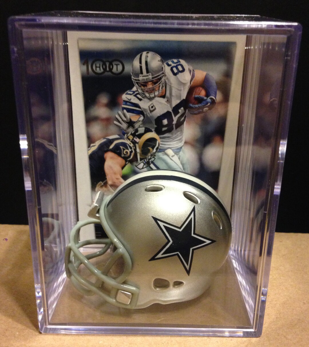 Dallas Cowboys Jason Witten Mini Helmet Shadowbox W/ Card - Etsy