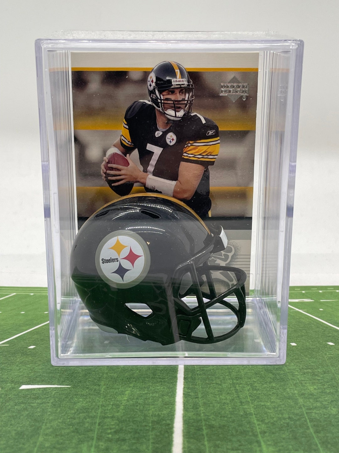 Pittsburgh Steelers NFL Players Mini Helmet Shadowbox W/ Card - Etsy
