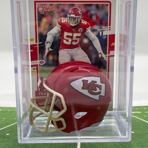Kansas City Chiefs Players Mini Helmet Shadowbox W/ Football Card - Etsy