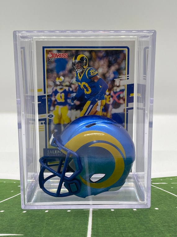 New 2020 Los Angeles Rams Jalen Ramsey Mini Helmet Shadowbox | Etsy