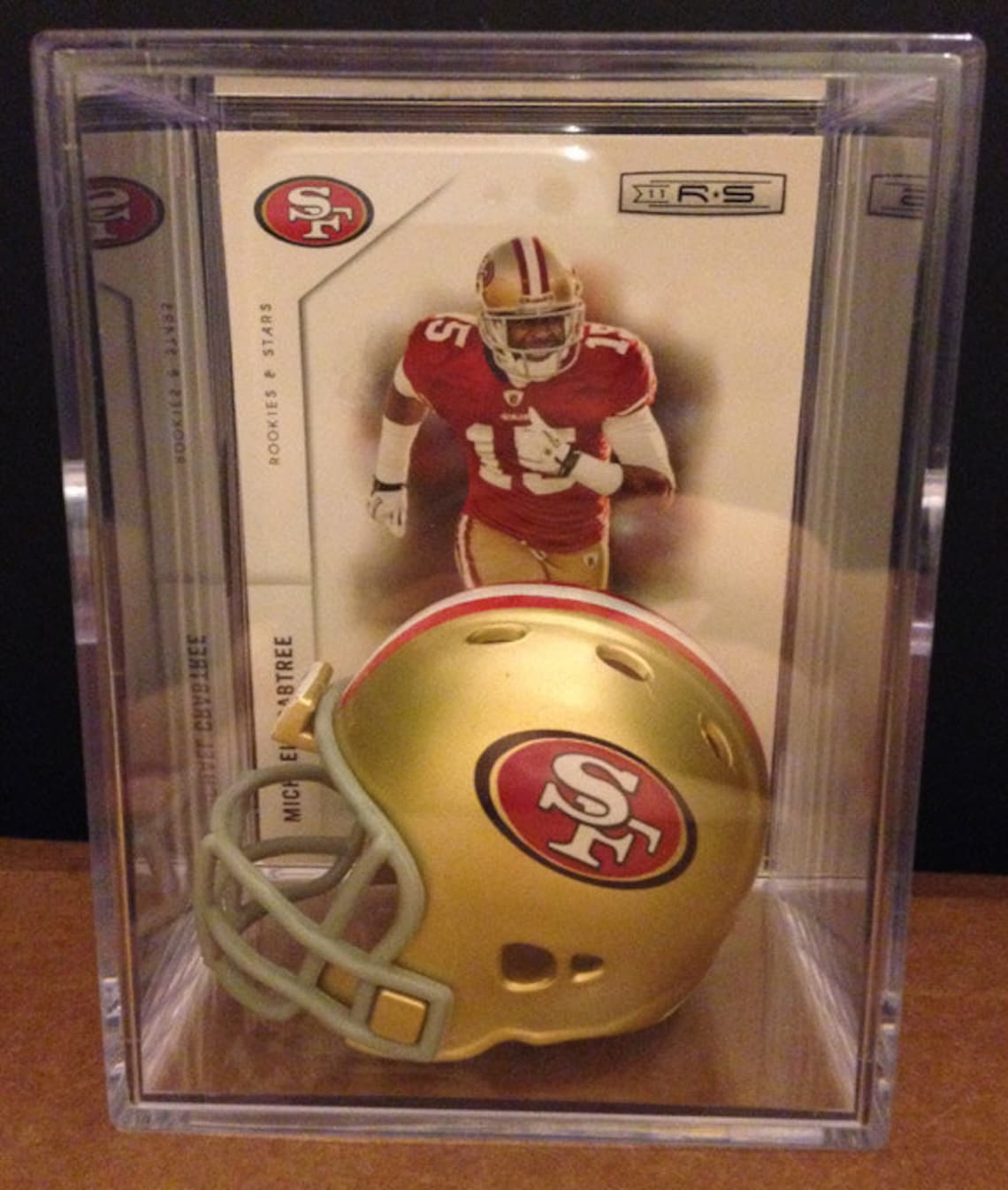 San Francisco 49ers Jerry Rice 80 Mini Helmet Shadowbox w/ | Etsy