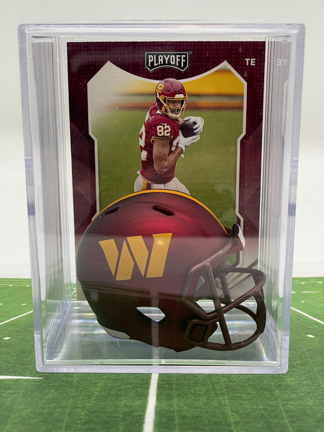 Washington Commanders Mini Helmet Shadowbox W/ Logan Thomas Card - Etsy