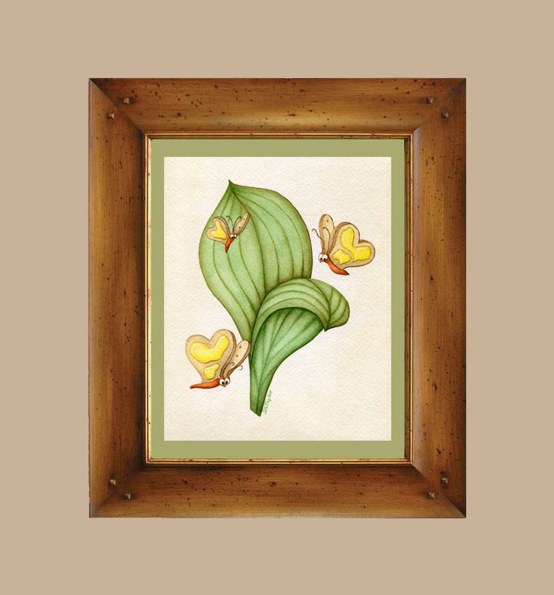 Bread and Butterfly Alice in Wonderland Art Print Vintage - Etsy