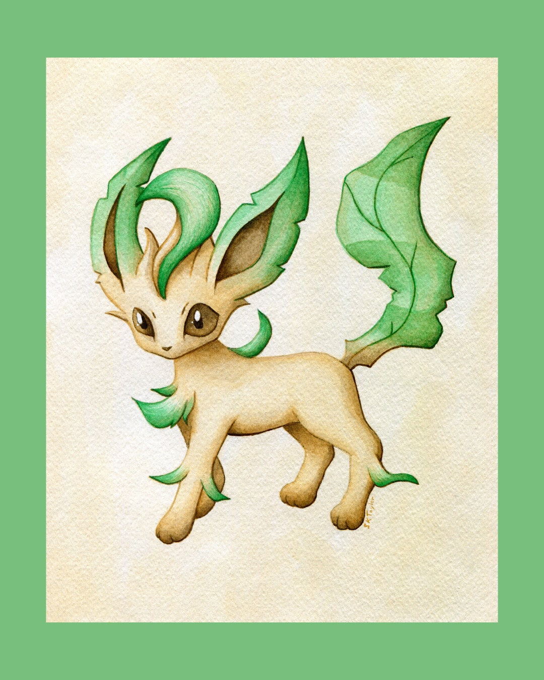 Leafeon Digital Download - Pokémon - Etsy