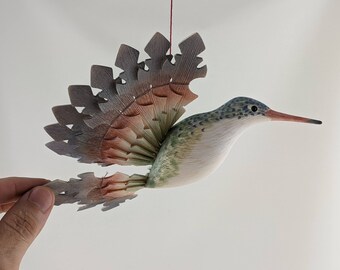 Hummingbird Wood Carving - Etsy