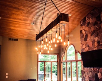 Rustic Beam Light - Etsy