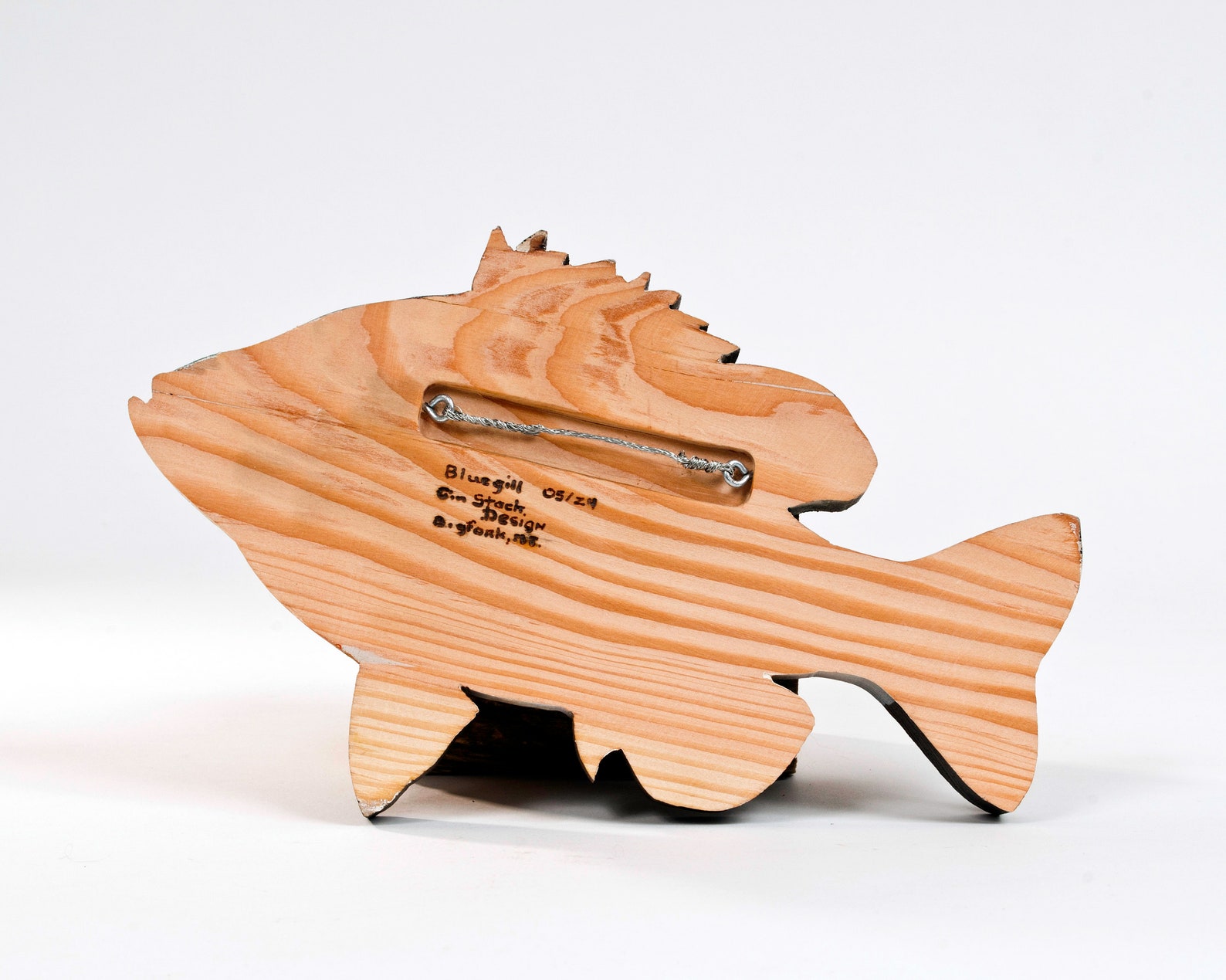 Bluegill Hand Carved and Painted Wood Wall Sculpture to Add a Rustic ...